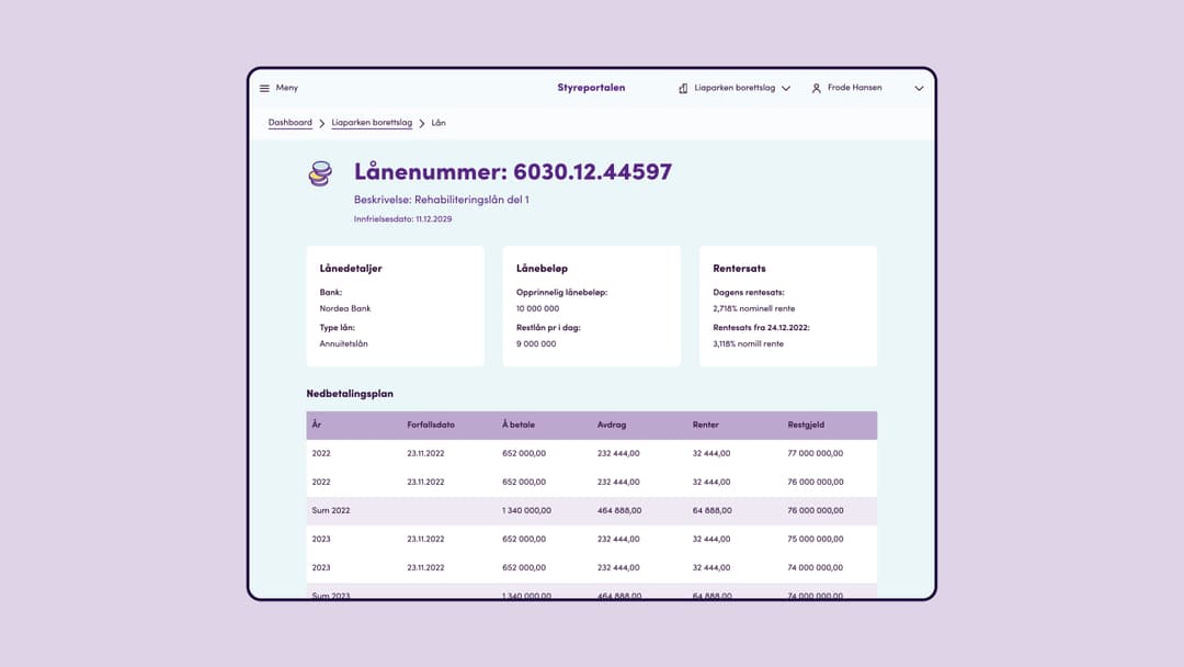 BOB styreportal | Tre